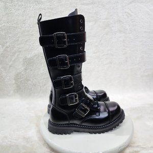 Demonia | Shoes | Demonia Riot8bk 18 Eyelet Unisex Steel Toe Knee Boot ...